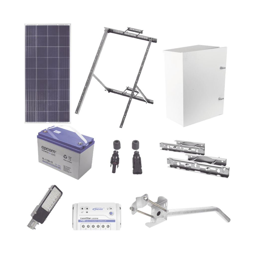 Kit de Energía solar para alumbrado de 30 W - Solapak