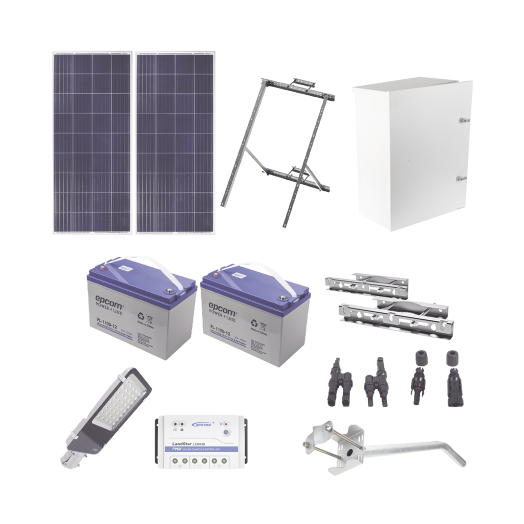 Kit de Energía solar para alumbrado de 60 W - Solapak